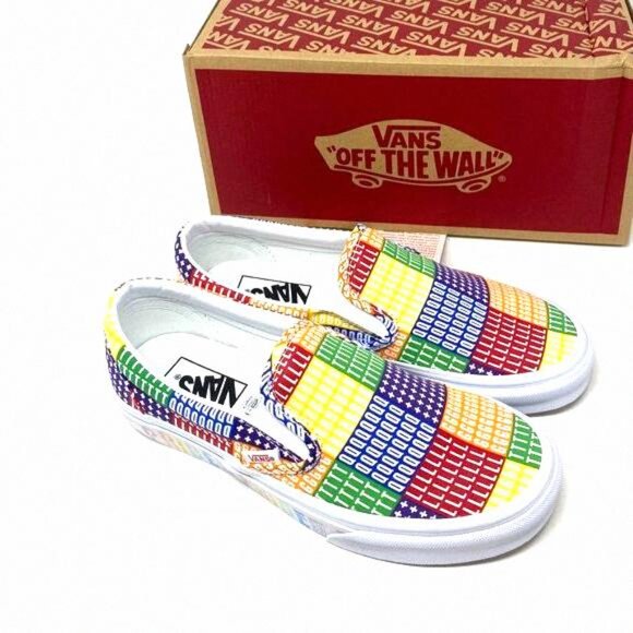 Vans | Shoes | Vans Classic Slip On Mens Pride Lgbtq Multicolor ...